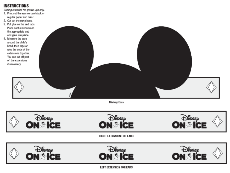 PRINTABLE ACTIVITY SHEETS | Fun | The Official Site of Disney On Ice