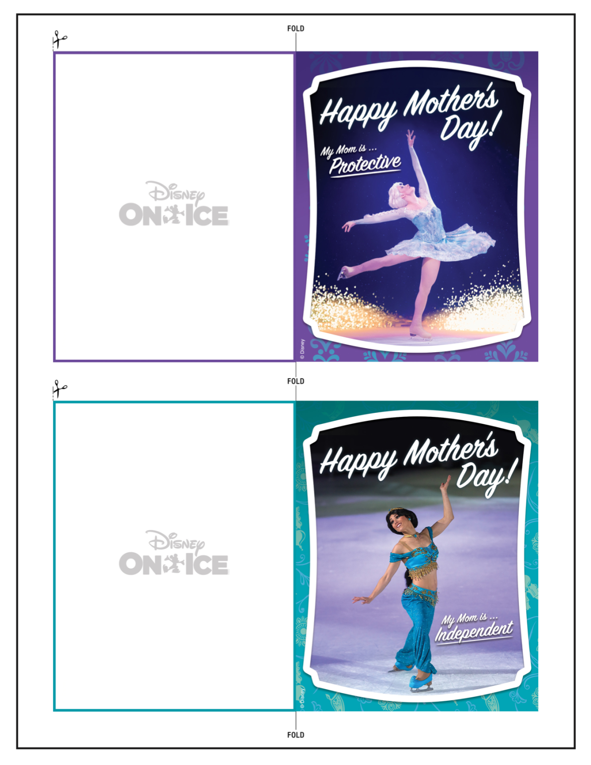 MOTHER'S DAY DISNEY PRINCESS CARDS - The Official Site of Disney On Ice