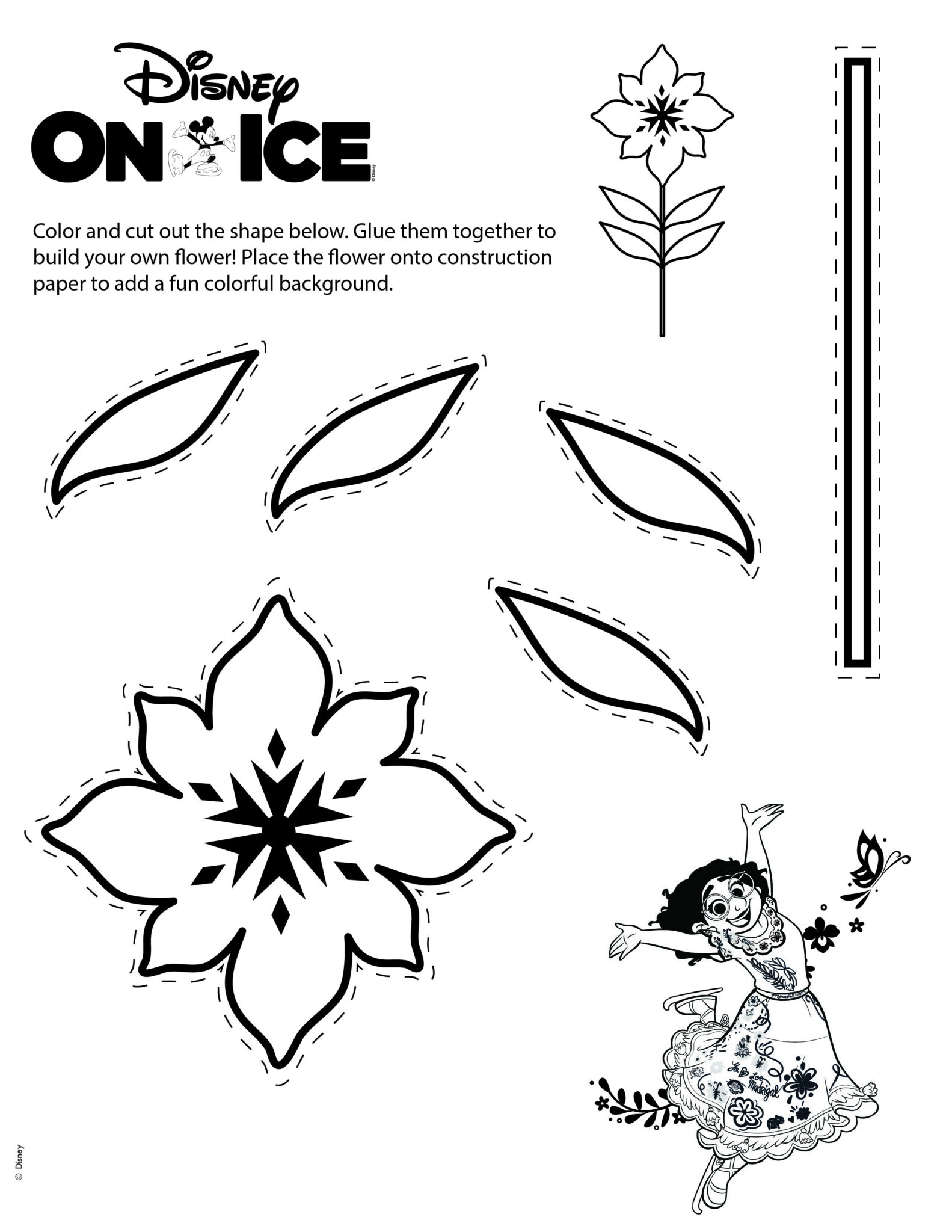 DIY Spring Paper Flower Printable | News | The Official Site of Disney ...