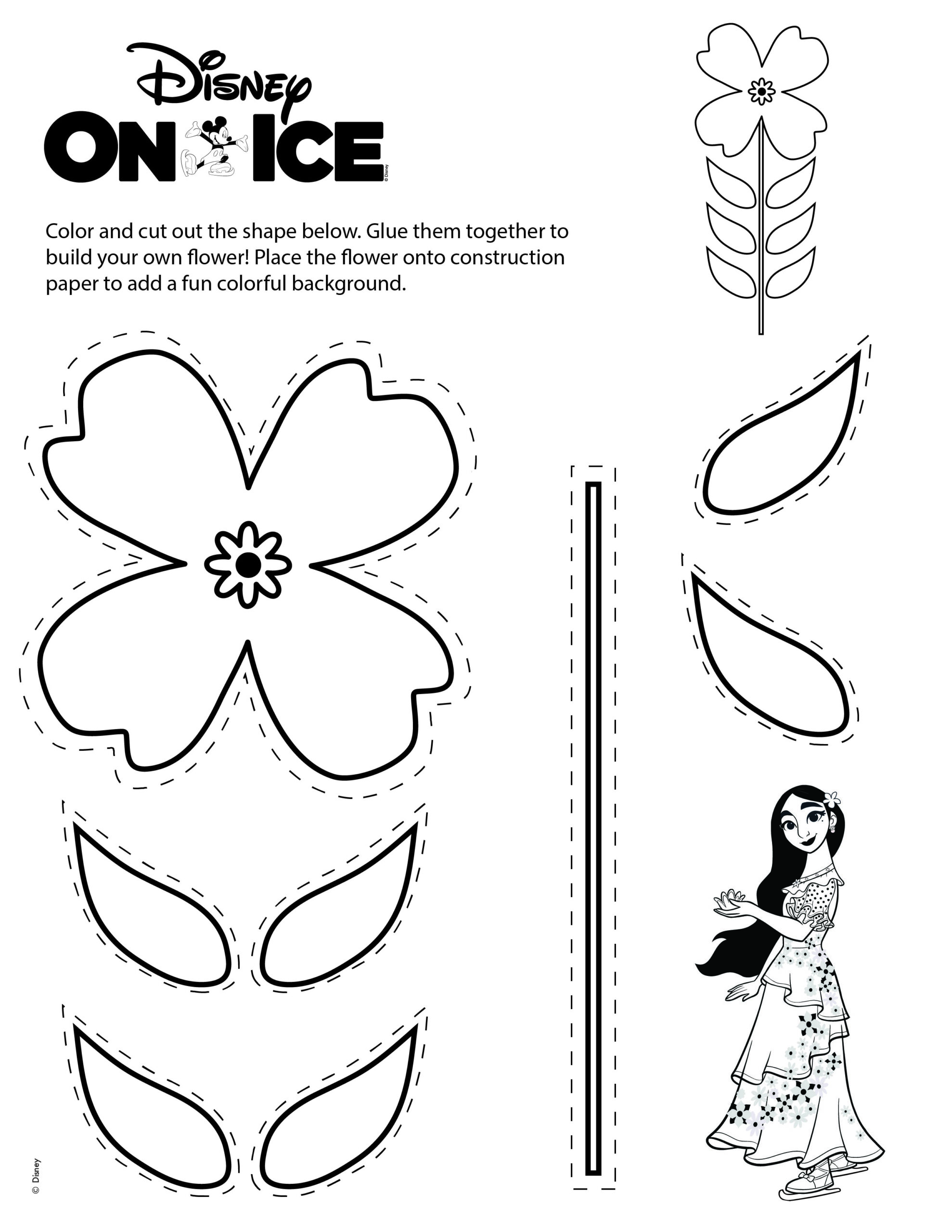 DIY Spring Paper Flower Printable | News | The Official Site of Disney ...